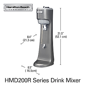 Hamilton Beach HMD200 120V Single Spindle Commercial Drink Mixer