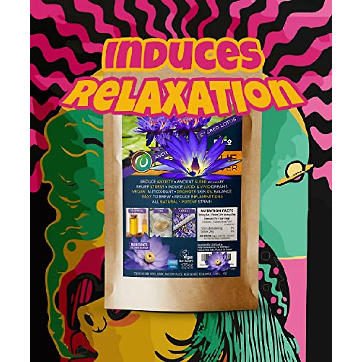 Herbal Exotic Premium Dired Whole Flower Tea (50g) Matcha Green Tea Powder 4oz (Ancient)