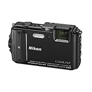 Nikon COOLPIX AW130 Waterproof Digital Camera with Built-In Wi-Fi (Black)