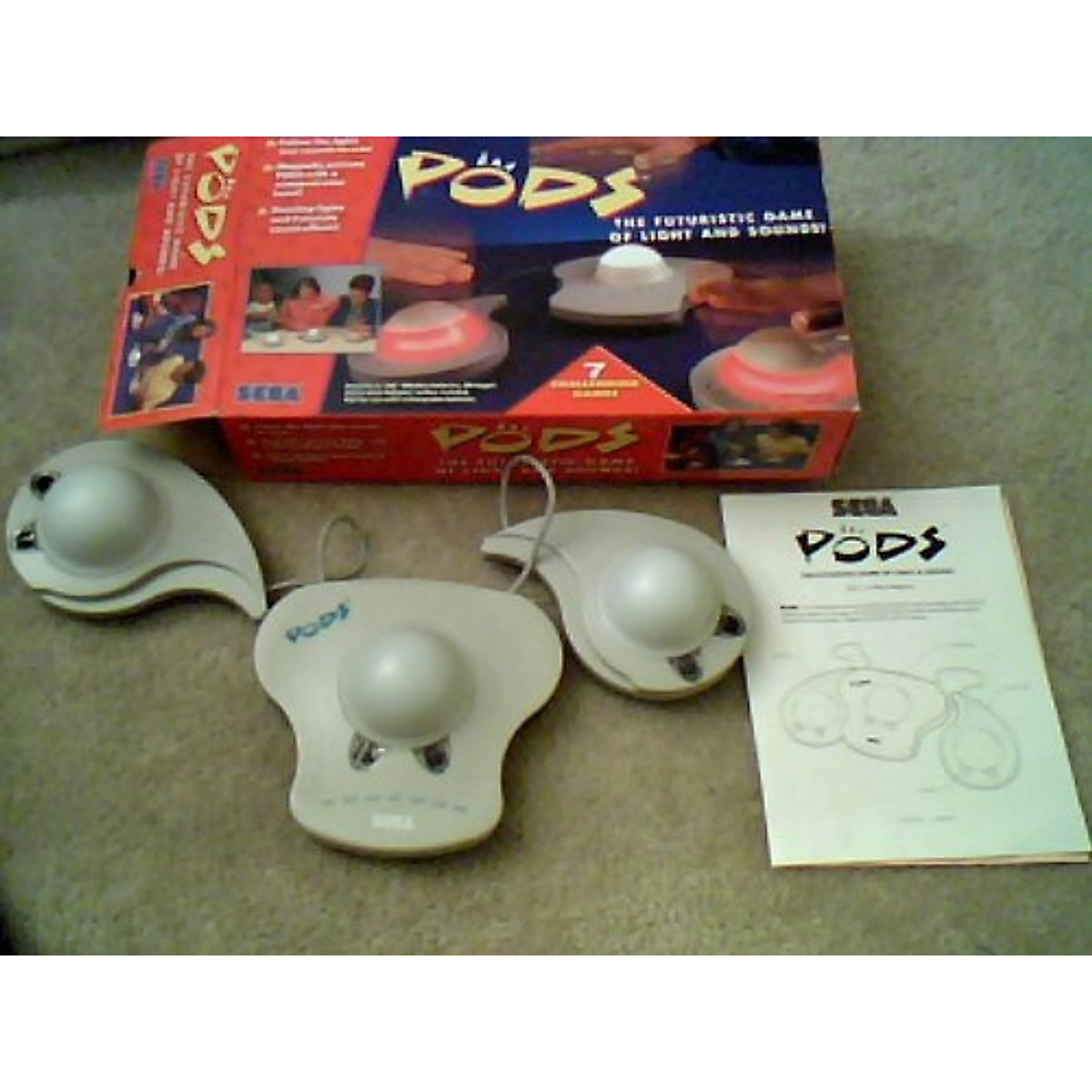 1994 Sega Pods The Futuristic Game of Light and Sounds! by Sega