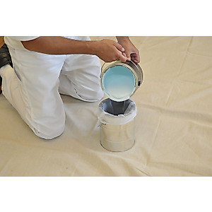 Trimaco SuperTuff Regular Mesh/Elastic Top Bag Strainers, 1 gallon, (25-Pack), White