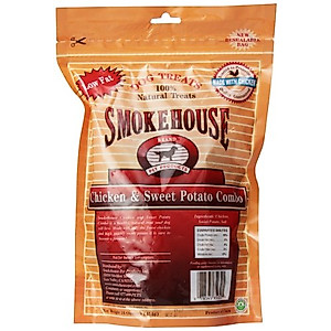 1lb Chicken & Sweet Potato Dog Treats, 100% Natural, High-Protein & Low-Fat, Supports Digestive Health | Bundled With Silicon Pet, Bowl, No Artificial Additives - [Pack Of 3]