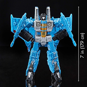 Transformers Toys Generations War for Cybertron Voyager WFC-S39 Thundercracker Action Figure - Siege Chapter - Adults and Kids Ages 8 and Up, 7-inch