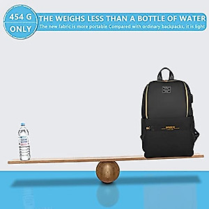 OSOCE Women's Light Weight Casual Daypack, Small School Backpack with Deep Pocket, Student Book Bag fit for 14 Inch Laptop, Business Work Office