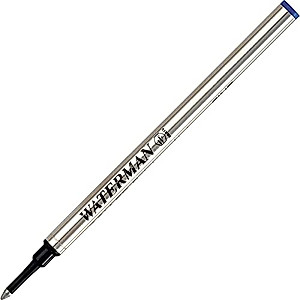 Waterman Rollerball Refill for Rollerball Pens, Fine point, Blue ink (540961)