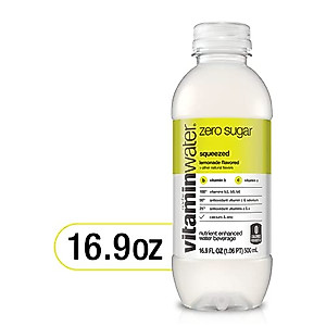 vitaminwater zero Squeezed, 16.9 fl oz (pack of 6)