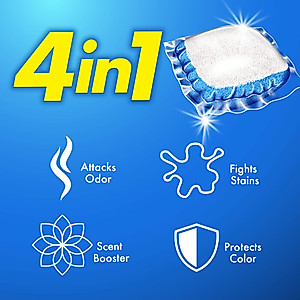 Arm & Hammer 4-in-1 Laundry Detergent Power Paks, 58 Count