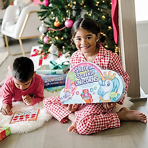 Peaceable Kingdom Share and Sparkle Unicorns Cooperative Strategy Game for Families and Kids Ages 4 & Up