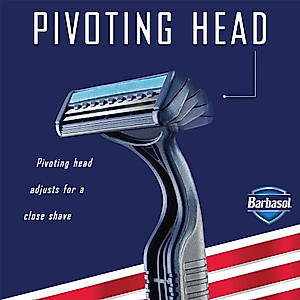 Barbasol Pivot Twin Premium Disposable Razor, 10 Count