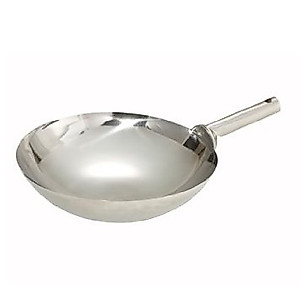 16" Japanese Style Stainless Steel Wok