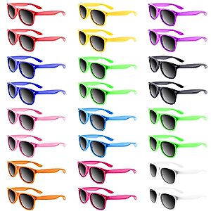 TUPARKA 72 Pack Party Sunglasses Neon Colors Sunglasses Bulk Goody Bag Fillers for Beach Birthday Party Pool Party Supplies