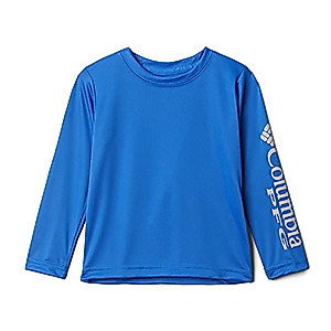 Columbia Youth Boys' PFG Terminal Tackle Long Sleeve Tee, Moisture Wicking Fabric, UV Sun Protection