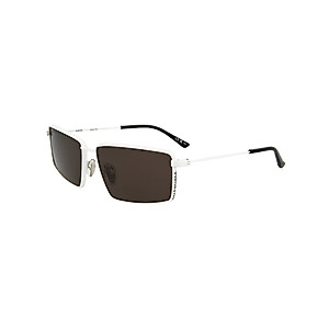 Balenciaga Square/Rectangle Sunglasses White White Grey Luxury Eyewear Made In Italy Metal Frame Designer Fashion for Everyday Luxury