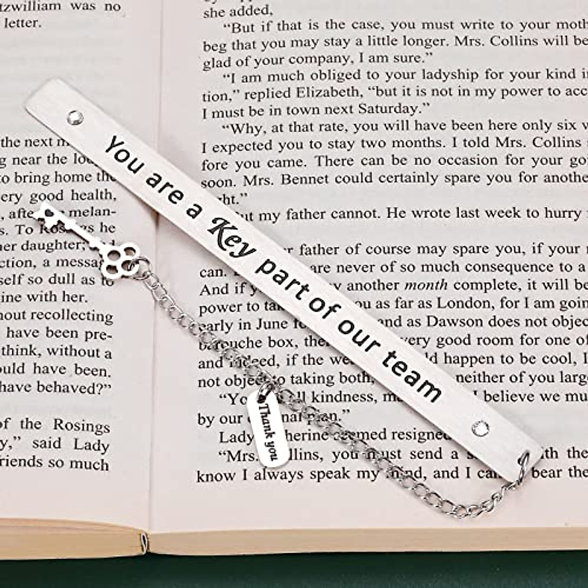 Valentine's Day Gifts for Him Her Christmas Bookmarks for Women Men Coworker Colleague Teammate Booklover Friend Boss Stocking Stuffer Birthday Team Employee Appreciation Retirement Farewell Thank You