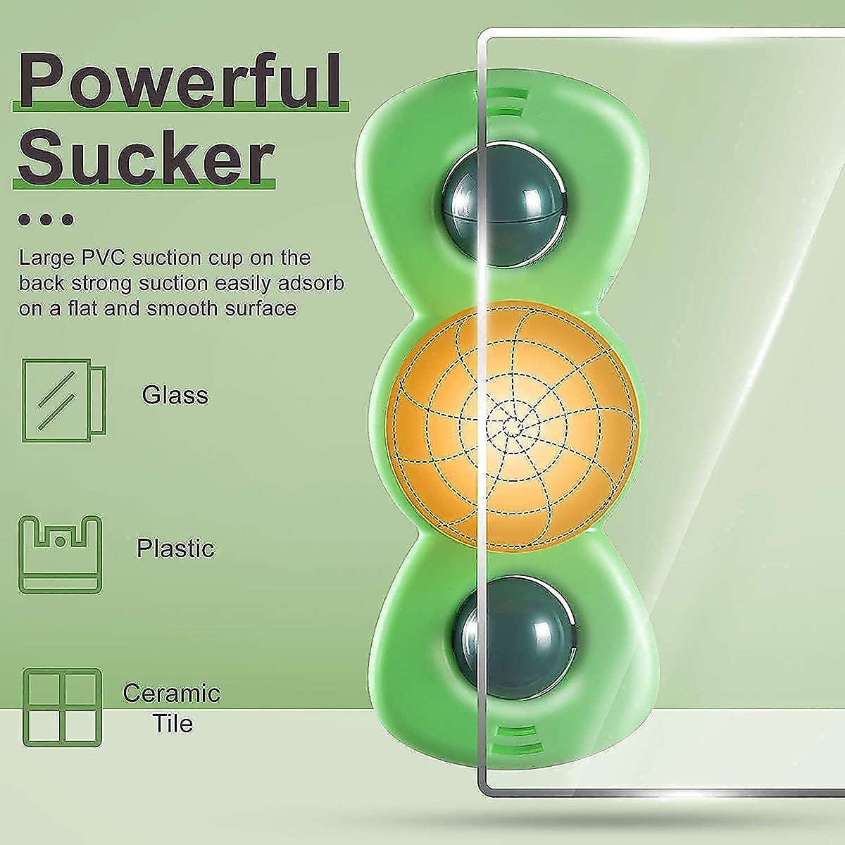 Chylldem Spinning Top Toys with New Upgrade Suction Cup for 6+ Month Boys and Girls, Baby Rattle Toy Set and Gifts for Babies, Crab, Turtle, Dolphin - 3 Count (Pack of 1)