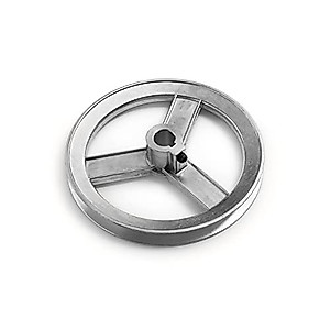 Terre Products - V-Groove/V-Belt Drive Pulley, 6'' Outside Diameter, 5/8" Bore, Die Cast, Z3A Zinc Alloy, Compatible Replacement for Chicago Die Cast 600A