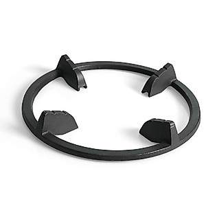 HRepair Cast Iron Wok Support Ring 9Inch Universal Non Slip Wok Rack Stand Fits Kitchen Samsung Ge Frigidaire Whirlpool Kitchenaid Lg Kenmore Gas Stove