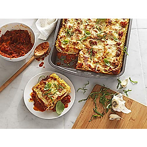 Goodcook Non-Stick Lasagna and Roast Baking Pan, 14 Inch x 10 Inch, Silver