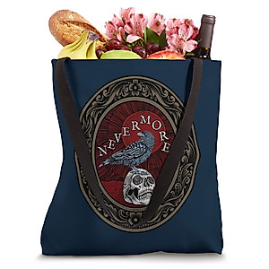 Nevermore The Raven Edgar Allan Poe Dark Academia Literature Tote Bag