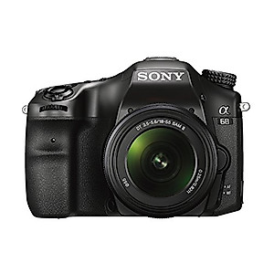 Sony a68 Translucent Mirror DSLR Camera w/ SAL18552 Lens