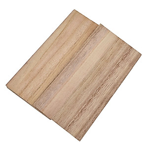 BetterUS 10Pcs Wooden Plate Model Thin Wood Sheets for DIY House Ship Aircraft Boat 200x100mm