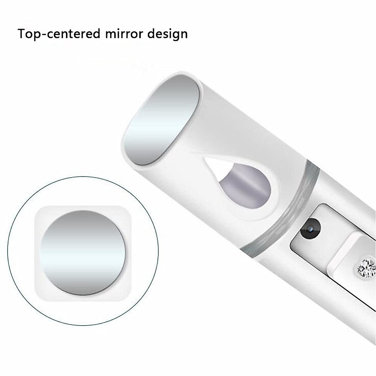 Nano Mist Sprayer - Makina Usb Charging Handheld Facial Beauty Skin Care Products Big Water Tank Ultrasonic Moisturizing Mini Nano Mister (L2White)