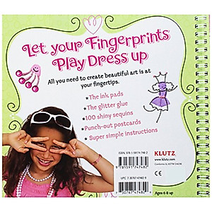 Klutz Fingerprint Fabulous: Create Sweet and Sparkly Thumbprint Art Craft Kit