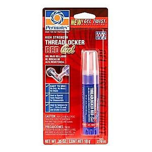Permatex Red Gel Twist Threadlocker High Strength