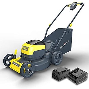 Lawn Mower Dual-Force Cutting Cordless Lawn Mower (17inch 40V4.0Ah)…