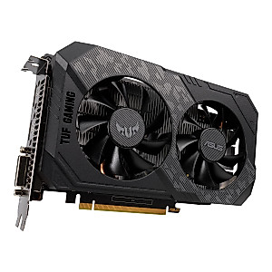 Asus TUF Gaming GeForce GTX 1650 OC Edition 4GB GDDR6 Gaming Graphics Card with IP5X dust Resistance (TUF-GTX1650-O4GD6-GAMING)