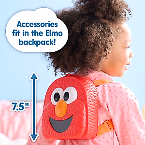 Sesame Street Have A Sesame Day 7-Piece Bag Set, Dress Up and Pretend Play, Kids Toys for Ages 2 Up by Just Play