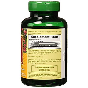 Puritans Pride Triple Strength Acai 3000 MG, 120 Count