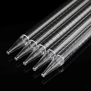 Eowpower 20 Pack 25ml Disposable Sterile Serological Pipettes with Graduated, Individually Packaged