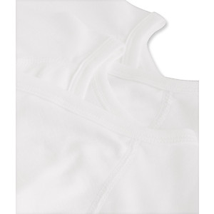 Petit Bateau Pack of 2 Unisex Newborn Baby Plain Long-Sleeve Bodysuits Style 15081-54218 Sizes NB-36 Months (Size 3 Month Style 15081) White