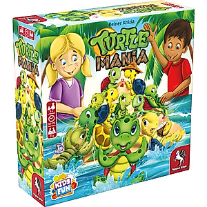 Turtle Mania - Board Game by Pegasus Spiele 2-4 Players – Board Games for Family – 15-25 Minutes of Gameplay – Games for Family Game Night – Kids and Adults Ages 5+ - English Version