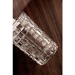 NiLor Clear Water Glasses Drinking Glasses 12 Ounce, Whiskey Glasses set of 6 Wine Glasses Highball, Good for Party Wedding