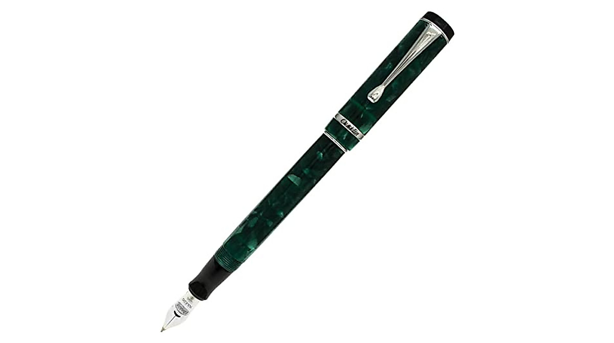 Conklin Duragraph Forest Green Fountain Pen - Heirloom Quality