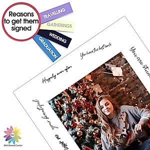 Mat Board Center, Pack of 10, Premier Acid-Free Pre-Cut 16x20 White Picture Mats for 11x14 Photos