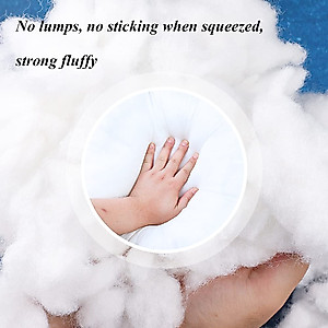 BUTUZE Polyester Fiber, Premium Fiber Fill, High Resilience Fill Fiber, Stuffing for Small Dolls Part Pillow Comforter DIY, 100g/3.5oz, Recyclable