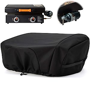 NOELIFE Griddle Cover for Blackstone 22 inch Tabletop Griddle with Hood, Propane Fuel Cylinder Can Be Covered Completely, Waterproof Grill Cover Outdoor BBQ Grilling Accessories (Cover Only)
