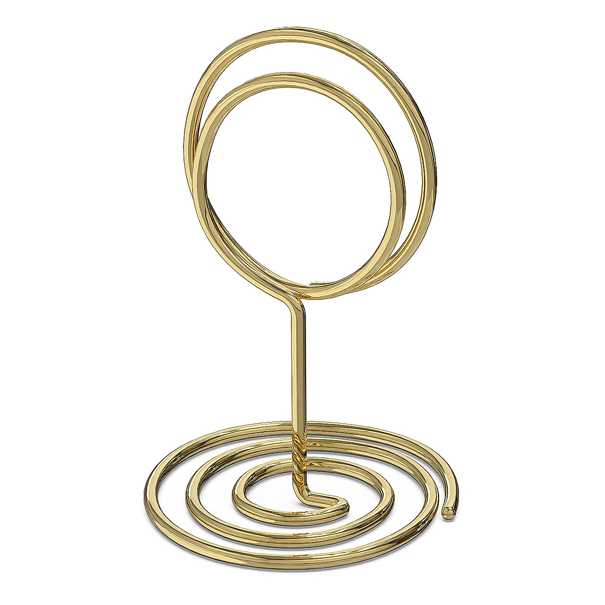 10 Pack Table Number Holders for Wedding - Gold Place Card Holder - Table Sign Holders - Picture - Photo Holders for Tables - Mini Table Number Stands Gold - Small Gold Table Number Holders Clip Stand