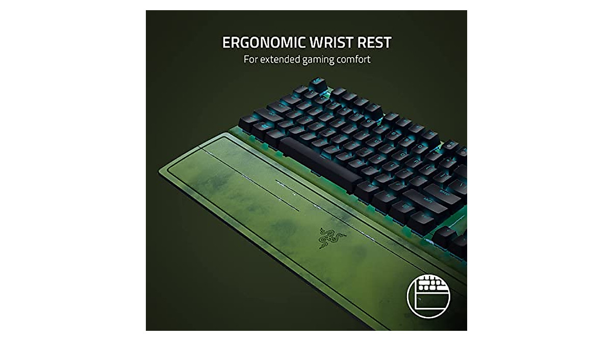 Razer BlackWidow V3 Gaming Keyboard with Chroma RGB and Green Switches