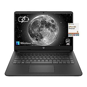 hp Newest 14" Premium Laptop, Intel Quad-Core Pentium N5030(up to 3.1 GHz), 16GB RAM, 1TB PCIe SSD, 1-Year Office 365, Bluetooth, Webcam, WiFi, Type-C, HDMI, Win 10S, Jet Black