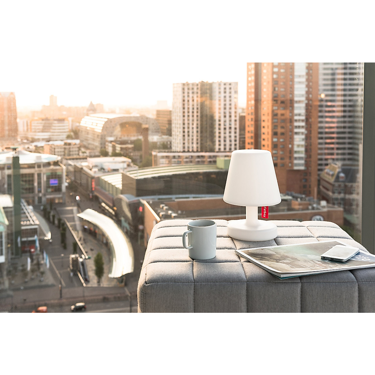 Fatboy Edison The Petit Lamp Rechargeable Portable LED Light, White