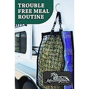 Kensington Slow Feed Hay Bag With Extra-Durable Nylon Straps Designed for Better Digestion, Colic-Free Feeding