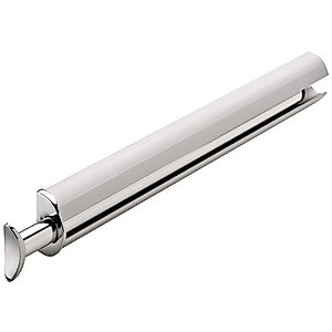 Hafele 11 3/4 inch Synergy Elite Closet Valet Rod (Matt Aluminum w/Chrome)