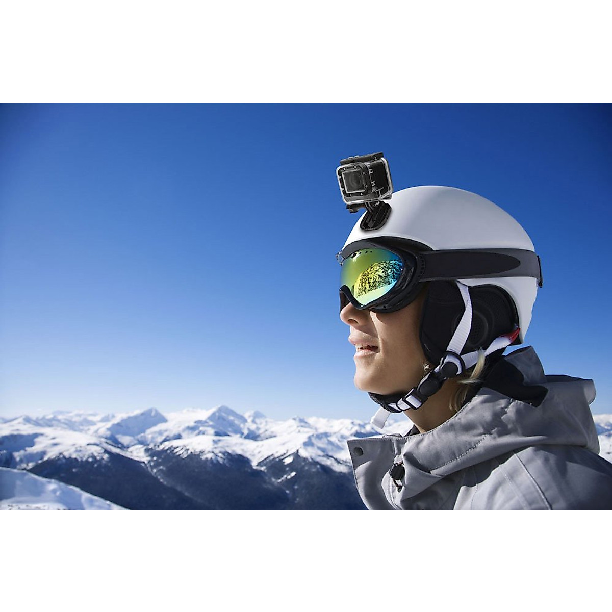 Pyle Expo Sports Action Camera - HD 1080P Mini Hi-Res Camcorder w/ Wifi, 20MP Cam, 2" Screen USB SD Card HDMI, Battery - Waterproof Case, USB Cable, Wireless Remote Control, Mount - PSCHD90SL (Silver)