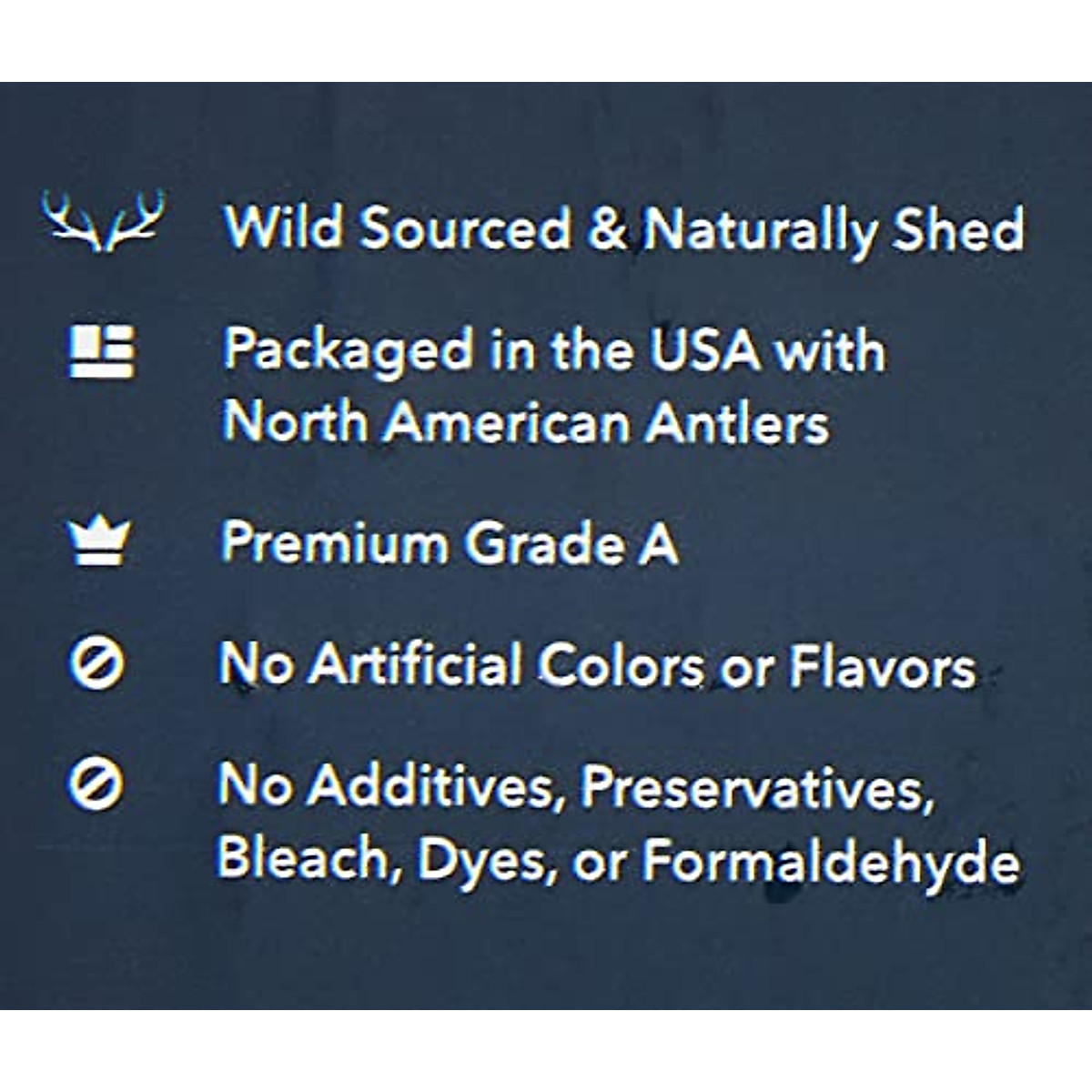 Amazon Brand – Wag Split Elk Antler, Naturally Shed, Medium 6–7.5 inches