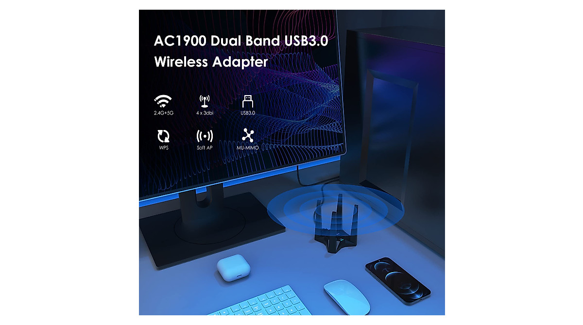 AX1800 WiFi 6 Router & USB3.0 Adapter - 1800 Mbps