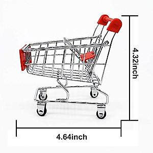 Parrot Toys 7PCS, Mini Shopping Cart - Training Rings - Skateboard, Shoes and Ball - Parrot Standing Training Toys Parrot Intelligence Toy for Budgie Parakeet Cockatiel Bird Toy Part (Color Random)